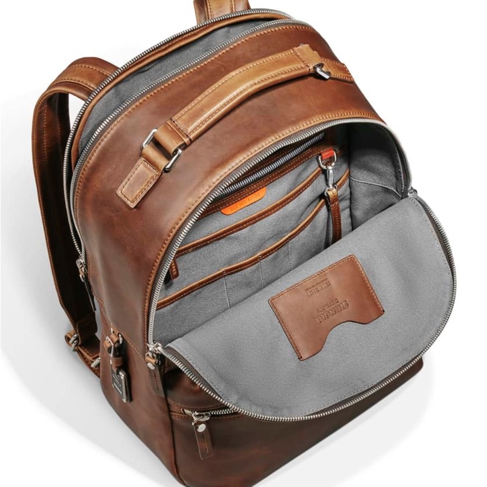 Shinola Men's Runwell Leather Backpack - Gem